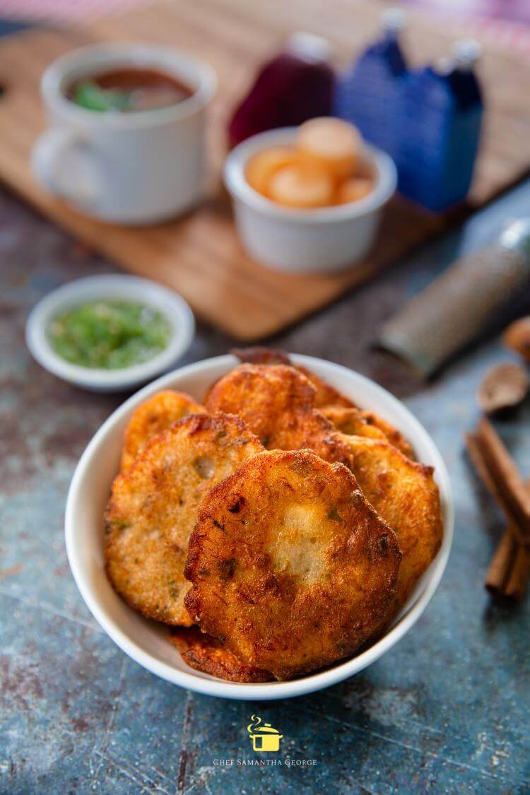 Stamp and Go Saltfish Fritters | Chef Samantha George